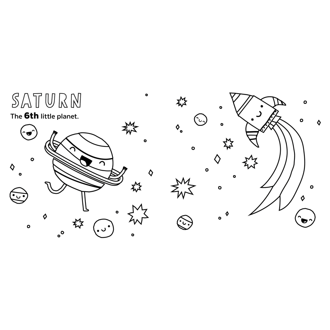 tiny planets coloring pages